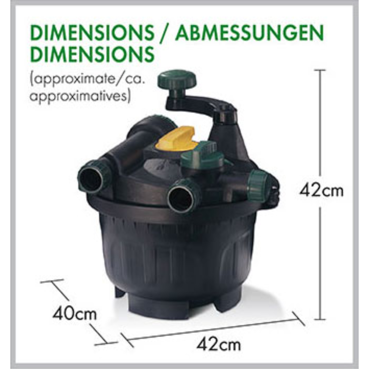Clean Pond Machine 10000 For Medium Ponds - Aquagarden Europe