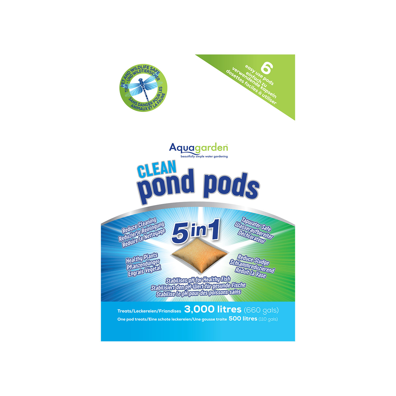 Clean Pond Pods 6 pack - Aquagarden Europe